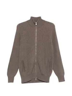 Brunello Cucinelli BRUNELLO CUCINELLI Zip-Front Cardigan Multicolor