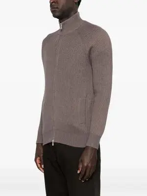 Brunello Cucinelli Zip-front Cardigan - Multicolor