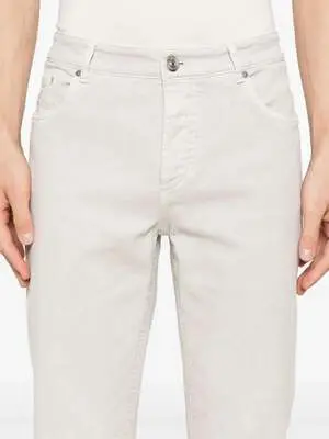 Brunello Cucinelli Garment-dyed Comfort Lightweight 5-pocket Jeans - Multicolor
