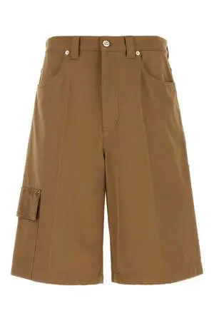 Gucci Caramel Cotton Bermuda Shorts - Brown