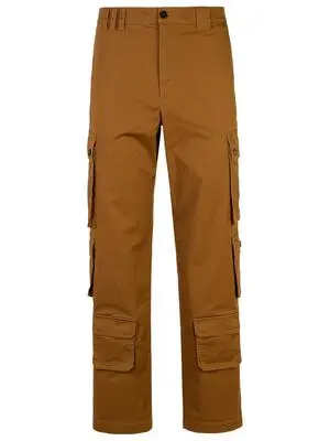 Dolce & Gabbana Cotton Cargo Trousers - Brown