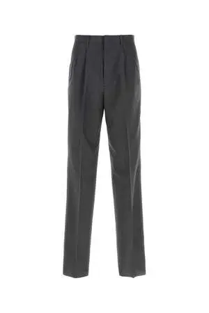 JIL SANDER Graphite Wool Trousers