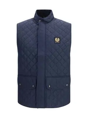 Belstaff Icon Quilted Nylon Gilet - Blue