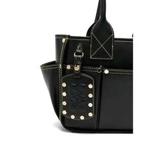 GANNI Top Handle Bag With Contrast Stitching