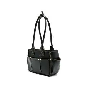 GANNI Top Handle Bag With Contrast Stitching