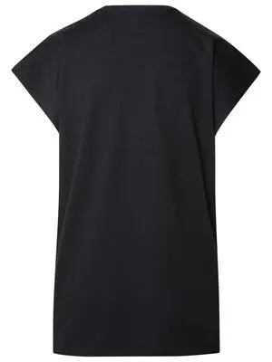 Blumarine Cotton T-shirt With Rhinestone Logo