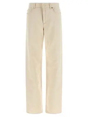 Fendi Ff Reverse Jeans - Cream