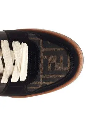 Fendi Match Sneaker In Ff Jacquard
