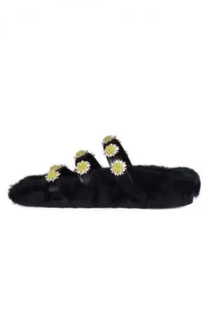 FABRIZIO VITI Berkley Sandals With Daisy Embellishments