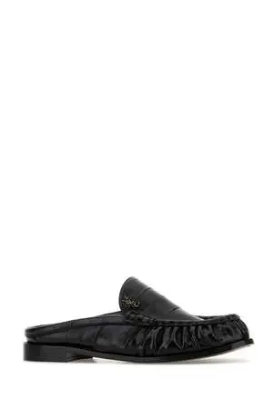 Saint Laurent Eel Leather Loafers