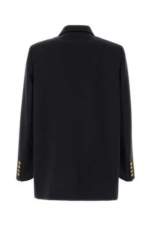 Valentino Garavani Navy Wool Blazer - Blue