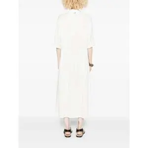 Herno Short Sleeves Dress - Cream