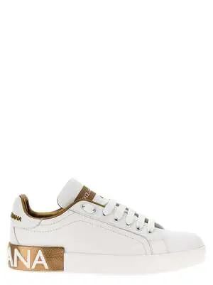 Dolce & Gabbana Leather Portofino Sneakers