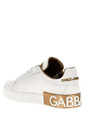 Dolce & Gabbana Leather Portofino Sneakers