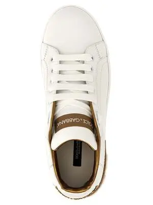 Dolce & Gabbana Leather Portofino Sneakers