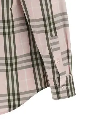 Burberry Emma Check Cotton Poplin Shirt