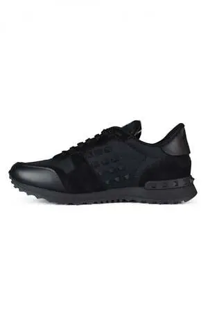 Valentino Garavani Rockrunner Sneakers - Black