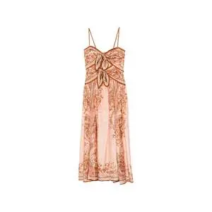 Zimmermann Paisley Print Silk Day Dress - Pink