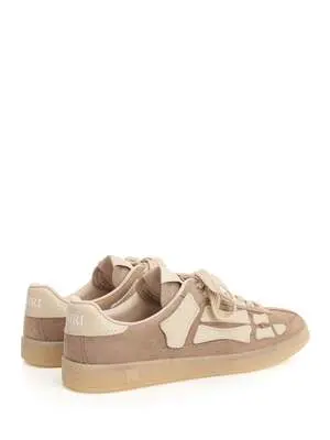Amiri Pacific Bones Suede Sneakers - Brown