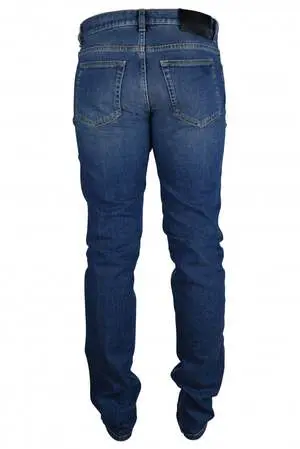 Givenchy Slim Fit Cotton Jeans - Blue