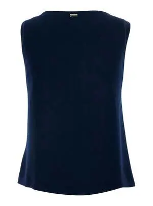 Herno V-neck Polyester Top