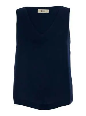 Herno V-neck Polyester Top - Multicolor