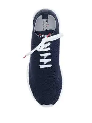 Kiton Knit Upper Lace-up Sneakers - Blue