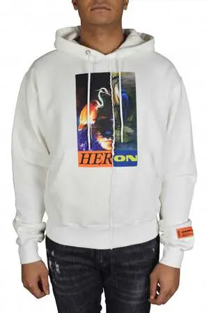 Heron Preston Graphic Print Cotton Hoodie