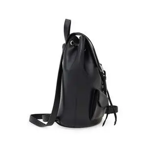 FERRAGAMO Gancini Flap Leather Backpack