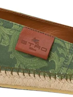 Etro Paisley Espadrilles - Green
