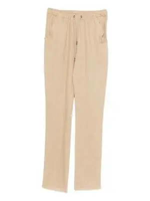 Kiton KITON Linen Drawstring Waist Pants Multicolor
