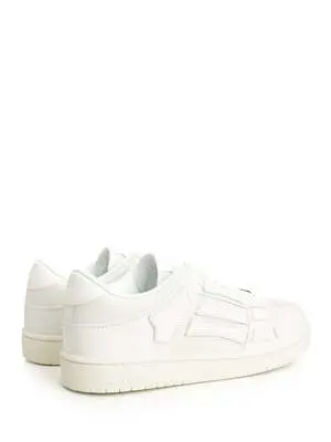 Amiri Skeletal Leather Low Top Sneakers - White