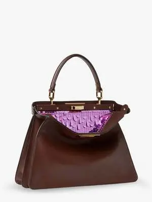 Fendi Peekaboo Iseeu Leather Handbag