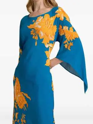 Etro Long One-shoulder Floral Print Gown