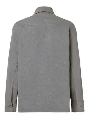 Fendi Grey Cotton Shirt Jacket