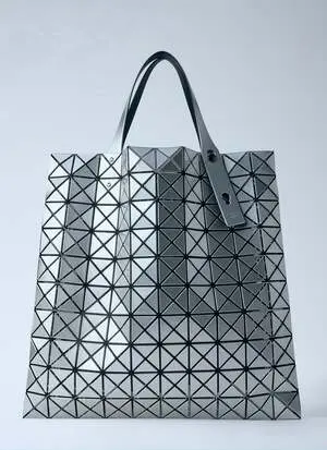 Issey Miyake Geometric Paneled Tote Bag