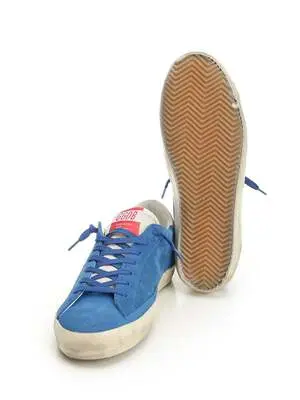 GOLDEN GOOSE Super-star Suede Sneakers - Blue