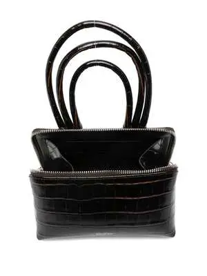 Attico Mini Friday Bag With Crocodile Effect