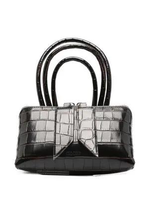 Attico Mini Friday Bag With Crocodile Effect