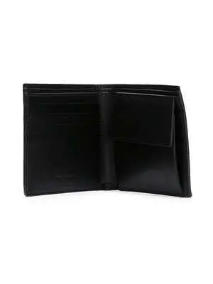 Saint Laurent Embossed Logo Bi-fold Wallet