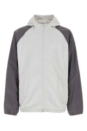 Balenciaga Light Grey Tech Fabric Hooded Jacket