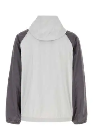 Balenciaga Light Grey Tech Fabric Hooded Jacket
