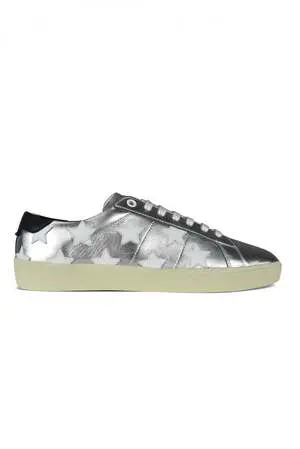 Saint Laurent Court Classic Sneakers - Silver