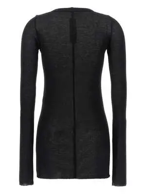 Rick Owens Ribbed Long Sleeve T-shirt