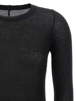 Rick Owens Ribbed Long Sleeve T-shirt