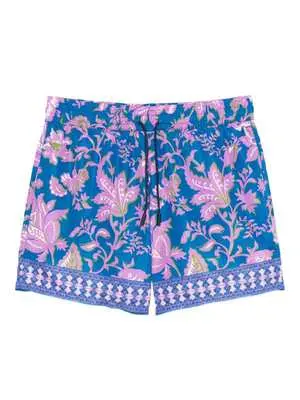 Etro ETRO Swim Shorts With Floral Print Trim Multicolor