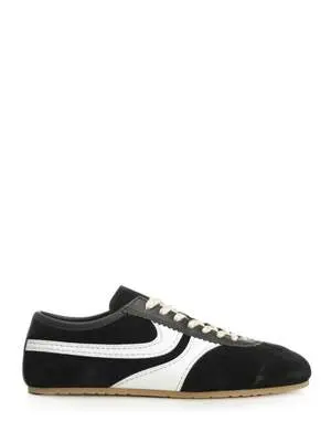 Dries Van Noten Suede Lace-up Sneakers - Black