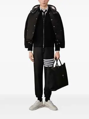 Thom Browne Striped Track Pants - Black