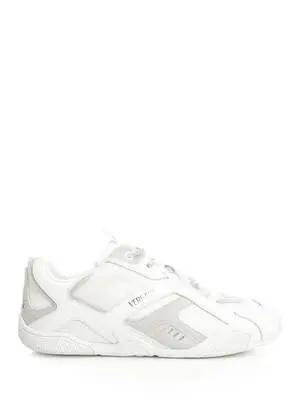 Versace Galaxia Leather Low-top Sneakers - White