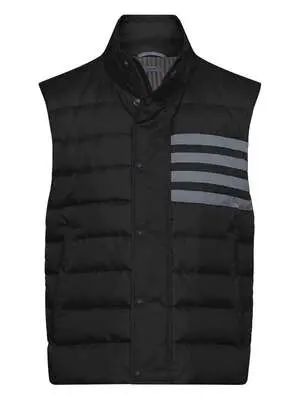 Thom Browne Thom Browne Quilted Vest With Button Detail Gray